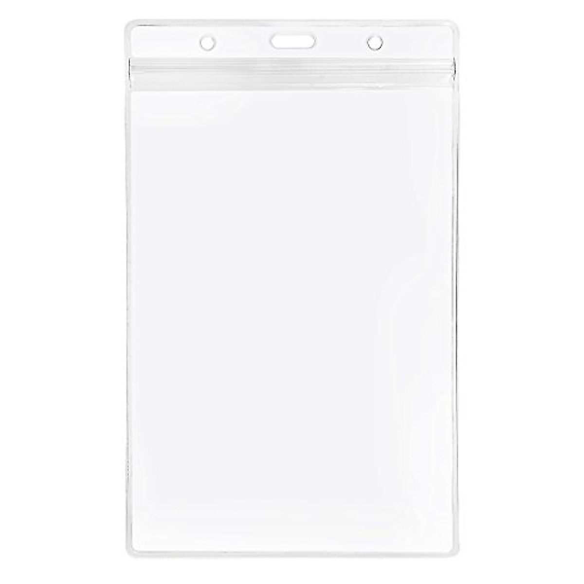 LGEGE 24 PCS Transparent Extra Large 6.5x4.5" Badge Holders for Passport ID ,Cash,Plane Ticket, Receipts,Credit Card, etc