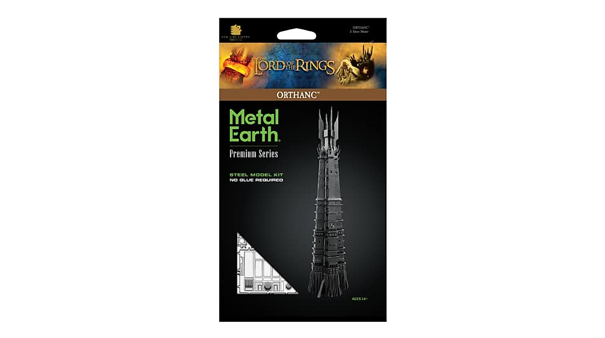 Metal Earth Lord of the Rings Orthanc 3D Metal Model Kit | DIY ...
