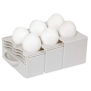 Kitchen Spaces Eggstra Space Egg Holder, Standard, Gray
