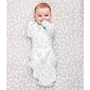 Love to Dream Swaddle UP Silky-Lux 1.0 TOG, Cream, Newborn, 5-8.5 lbs, Super Soft and Luxurious 100% Viscose, Allow Baby to Sleep in Their Preferred Arms Up Position