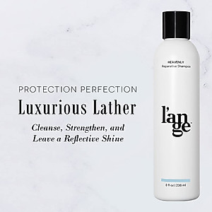 L'ANGE HAIR HEAVENLY Reparative Shampoo - Paraben Free & SLS Free Repairing and Moisturizing Shampoo for Women & Men, Natural Hydrating Shampoo with Aloe Vera, Chamomile, Coconut Oiil (8 Oz)