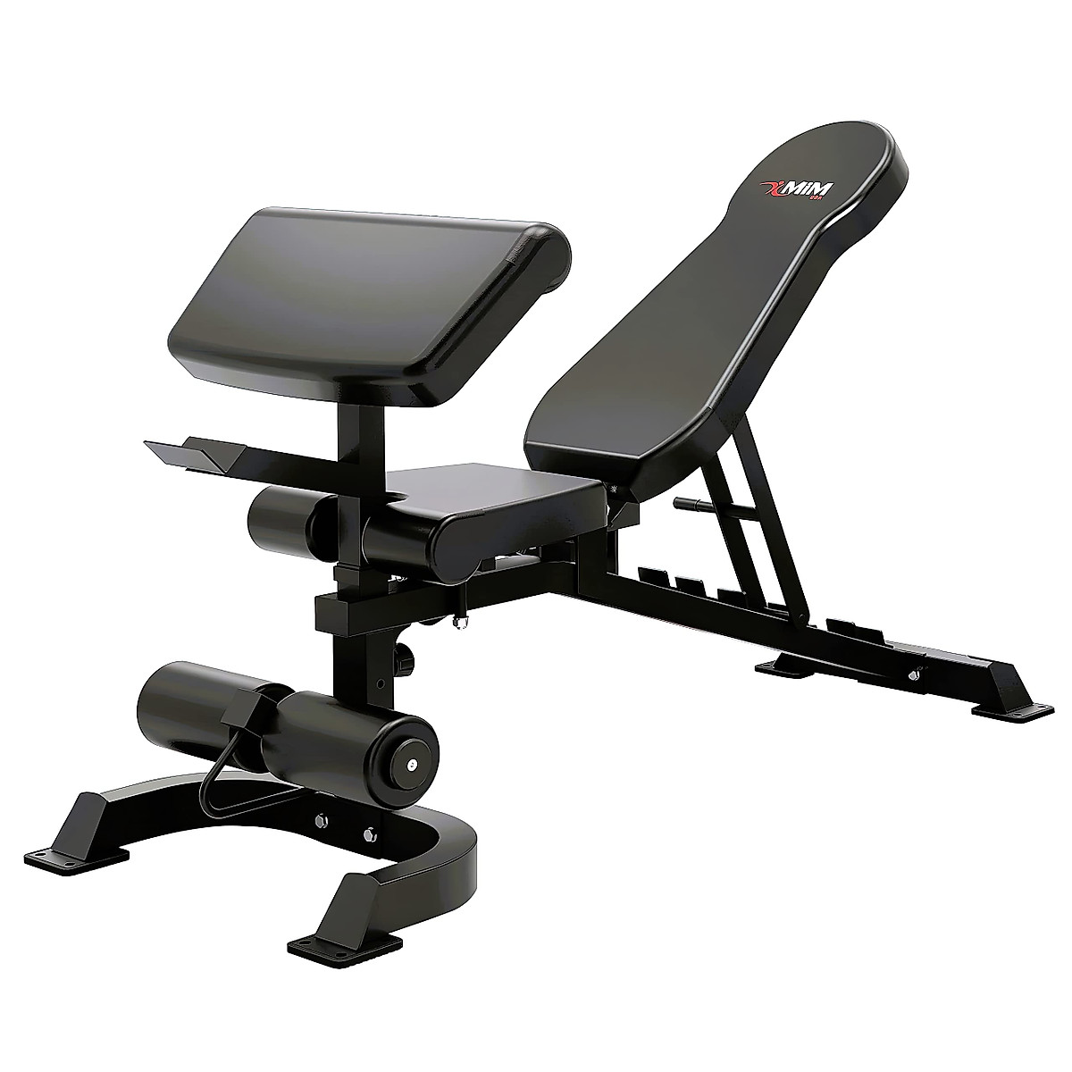 MiM USA Pro Master 1001, Smith Machine & Functional Trainer Home Gym, All-in-One Gym Machine, Adjustable Weight Bench, Preacher Curl & Complete Accessories