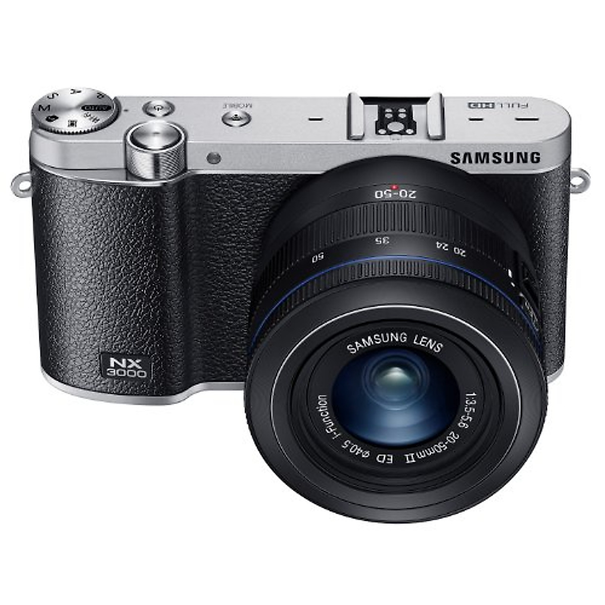 Samsung EV-NX3000BEIUS Wireless Smart 20.3MP Compact System Camera with 3-Inch LCD and 20-50mm Compact Zoom (Black)