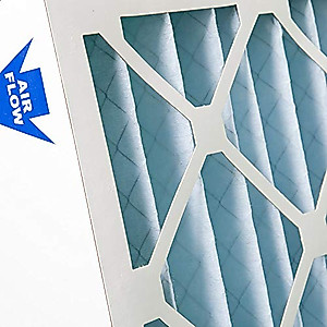 Nordic Pure 16x20x4 MERV 8 Pure Baking Soda Odor Reduction AC Furnace Air Filters 1 Pack