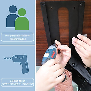 EQEY Keyboard Tray Under Desk, 360°Adjustable Keyboard Mount and Mouse Tray, Smoothly Pull Out Desk Extender with Soft Supportive Pad (25 x9.8 inch) Light