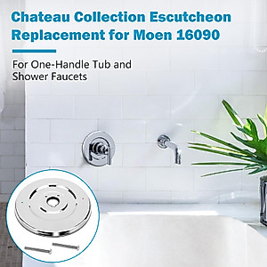 Chateau Collection Escutcheon Replacement for Moen 16090, Fit One-Handle Tub and Shower Faucets