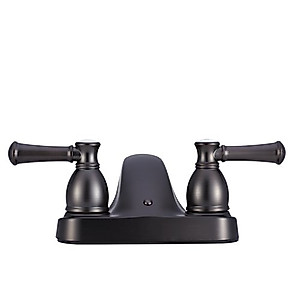 Dura Faucet DF-PL700L-VB RV Bathroom Faucet with Classical Hot and Cold Handles (Venetian Bronze)