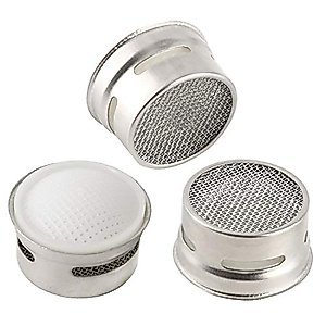 uxcell 3pcs Plastic Faucet Aerators Insert Faucet Replacement Part Water Filter Adapters Faucet Flow Restrictor Accessory