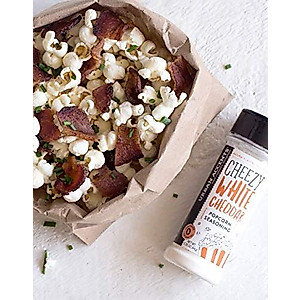 Gourmet Popcorn Seasoning Variety Pack, All Natural (6 Flavors) - Dill Pickle, White Cheddar, Kettle Corn, Caramel, Sriracha, Cracked Pepper Asiago