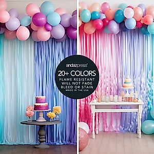 Andaz Press Crepe Paper Streamer Hanging Party Decorations Kit, 240-Feet, Yellow, Orange, Brown, 1-Pack, 3-Rolls, Colored Thanksgiving Fall Autumn Wedding Baby Bridal Shower Birthday Supplies