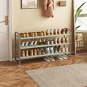 INGIORDAR Shoe Rack 3 Tier Storage Organizer for Closet Entryway