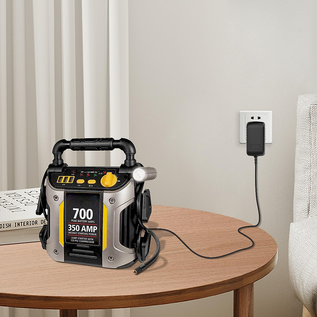 Accessory USA AC DC Adapter for Black & Decker VEC010BD 300A Start It Jump Starter Vector B&D BD VEC010B0 12V DC 300Amps Instant Battery Charger Power Supply Cord