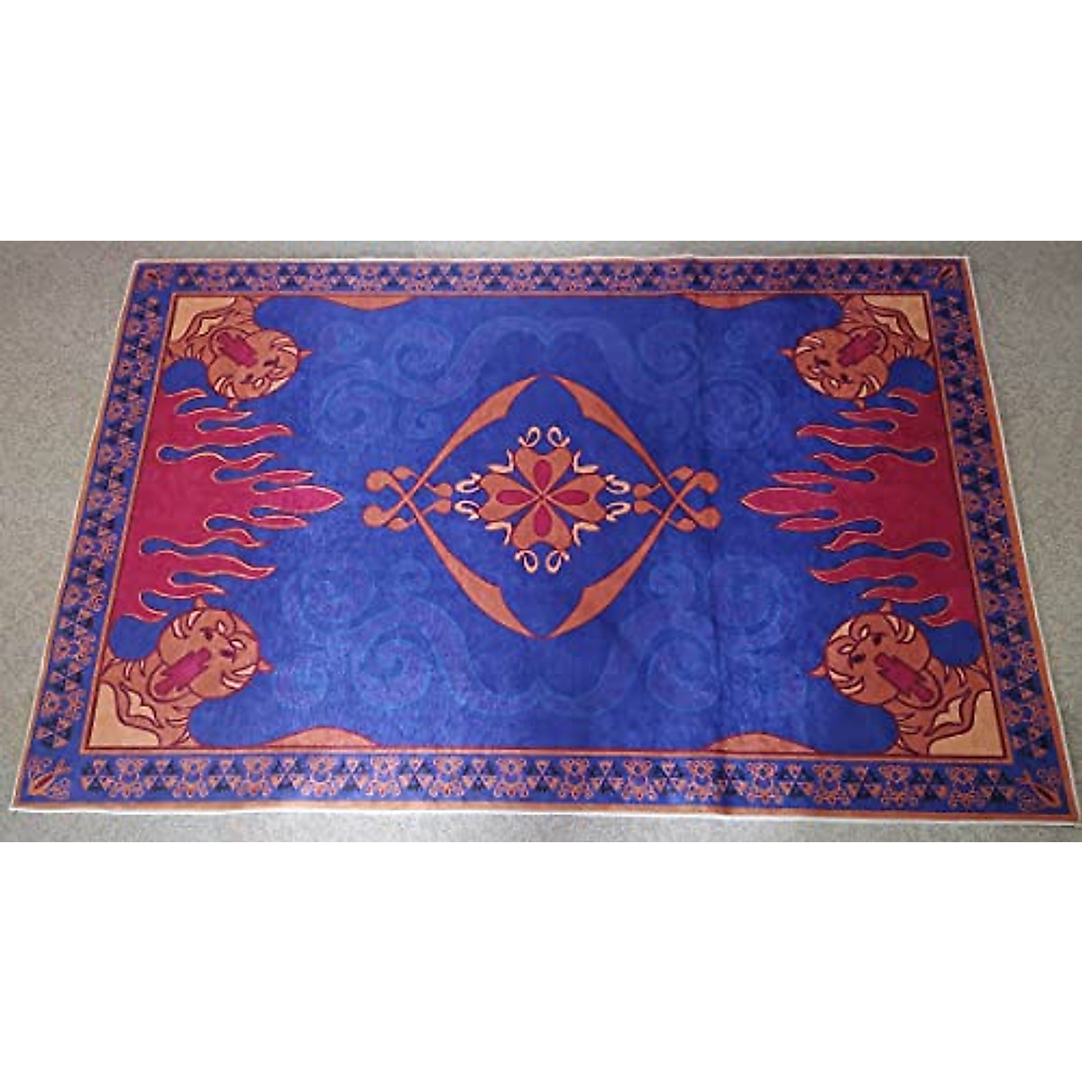 Aladdin Rug, Aladdin, Magic Carpet, Fantastic Rug, Living Room Rug, Kids Room Rug, Ethnic Rug, Minimalist,Custom Rug, Floor Rug, Area Rug p387 (1.6x1.9 feet-50x60cm), 1.6x1.9 feet-50x60cm(MatSize)