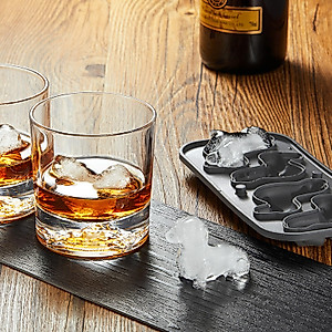 Nax Caki 3D Dachshund Dog Ice Cube Mold Fun Shapes, Dachshund Gifts for Women, Cute Large Craft Ice Mold, Big Dog Ice Cube Trays for Whiskey Cocktails Bourbon