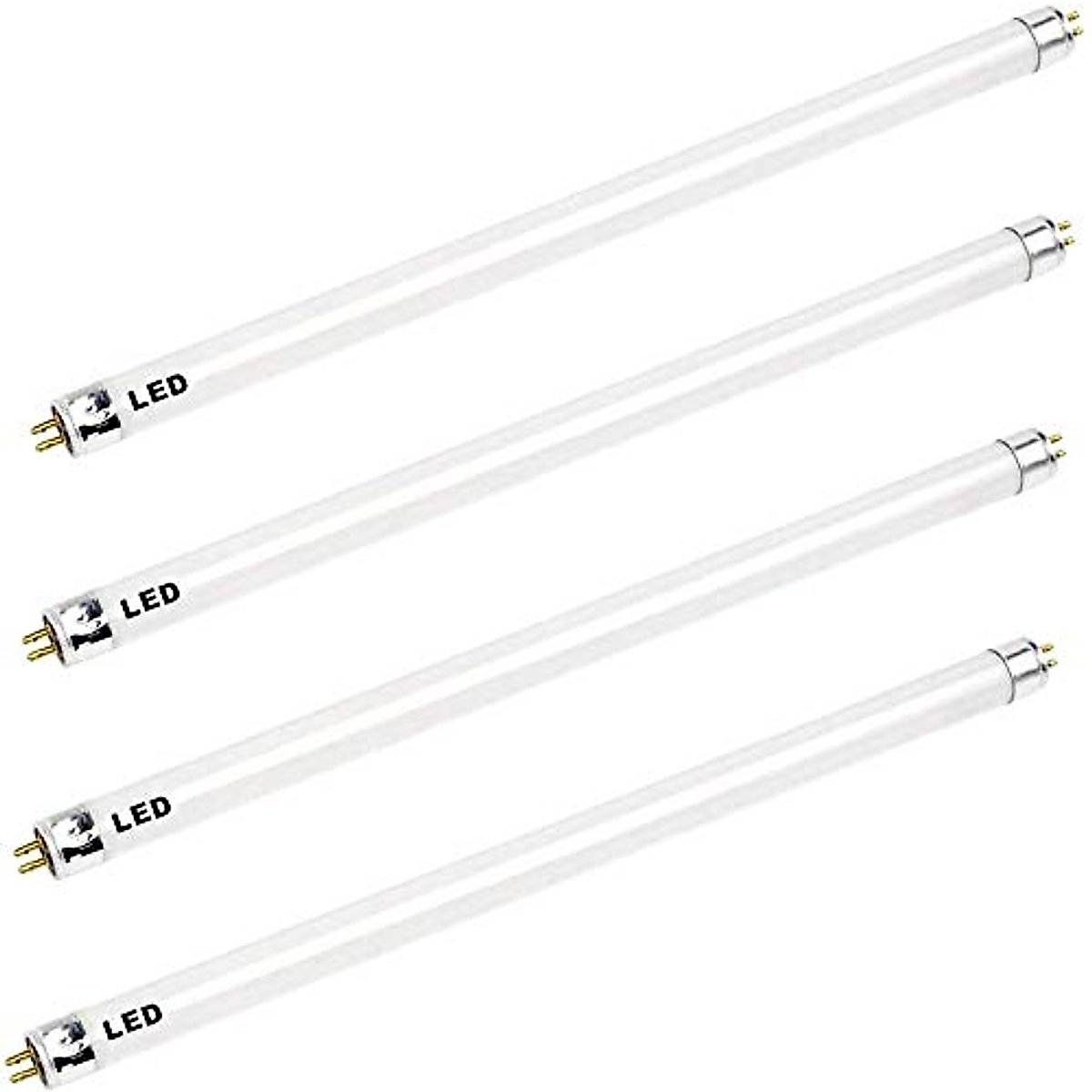 4 Pack T5 21 Inch LED F13T5DL LED Replacement Bulb F13T5 LED 9 Watts 920 Lumens Daylight White 6500k 120V F13 T5 13 Watt Bulb