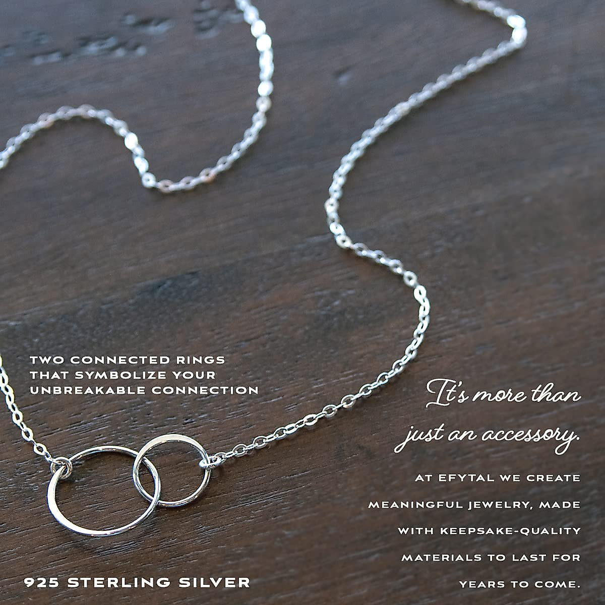 EFYTAL Mother Daughter Necklace, Jewelry for Daughters from Mothers, Daughter Gifts from Mom, Mother Daughter Jewelry, Mom Necklace, Mom Birthday Gifts from Daughter, Daughter Necklaces from Mom