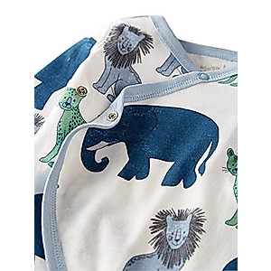 little planet by carter's unisex-baby Organic Cotton Wrap Sleep & Play, Safari, 3 Months