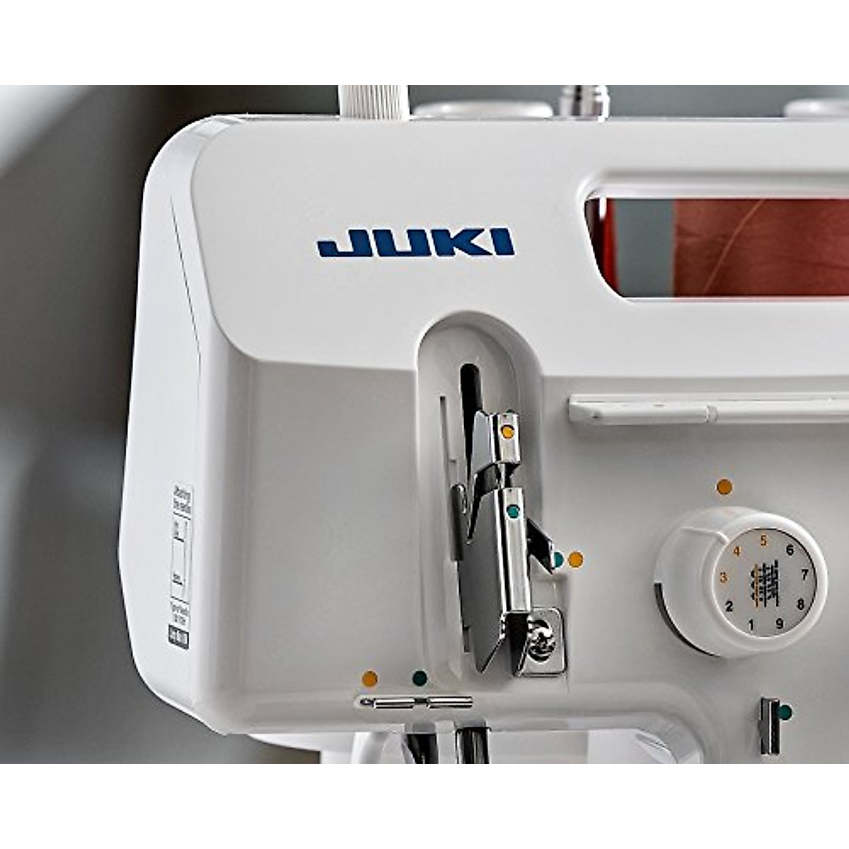 JUKI MO600N Series, MO654DE Portable Thread Serger Sewing Machine, White