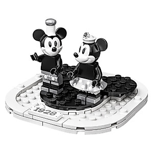 LEGO Ideas 21317 Disney Steamboat Willie Building Kit (751 Pieces)