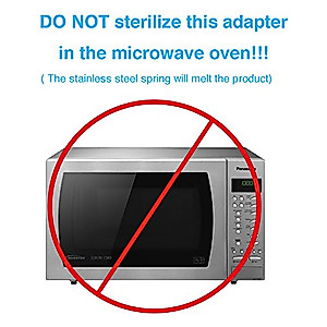 Papablic Breastmilk Storage Bag Adapters for Spectra S1 S2, Avent Comfort Wide Mouth Flanges to Pump into Lansinoh, NUK breastmilk Storage Bag