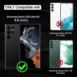 WRJ [3-Packs] Camera Lens Protector for Samsung Galaxy S23 Ultra 5G, Ultra Clear Anti-scratch 9H Hardness Tempered Glass