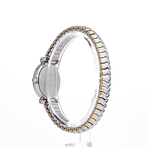 Timex Women's T21854 Pleasant Street Two-Tone Stainless Steel Expansion Band Watch