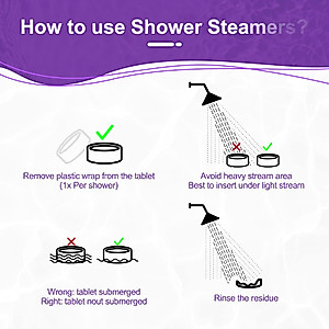 Aromatherapy Shower Steamers Christmas Gifts Set Lavender - Swcandy 8 Pcs Bath Bombs Gifts for Women, Shower Bombs with Essential Oils Relaxation Gifts for Home SPA, Melts for Women Who Has Everything