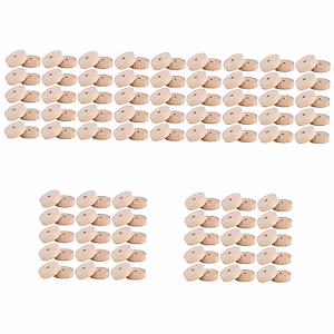 150 Pcs Log Wheel Wood Crafts Wheels Toy Car Wheels Wooden Wheels for Crafts Wooden Crafts Wheels Wooden Toy Kids Wood Wheels Toy Wood Car Wheels Small Wood Wheels Wood Toy