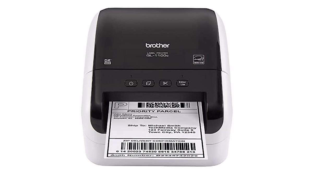 Brother QL-1100C Wide Format Shipping & Barcode Printer