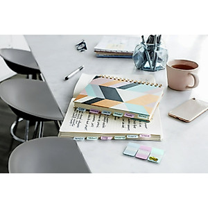 Post-it Durable Tabs, 36/pack, 24/case, 1 in Wide, Gradient Blue, Pink, Clear (686-GRDNT)