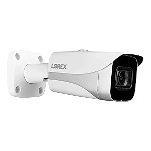 Lorex Indoor/Outdoor 4K Ultra HD Smart IP Security Add-On Metal Bullet Camera, 2.8mm, 130ft IR Night Vision, Color Night Vision