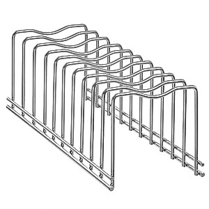 Slideep Pot Pan Lid Holder Rack Organizer, Kitchen Dish Plate Storage Organizer and Drying Rack, Bakeware Pot Lid Rack Holder Organizer, Pantry and Cabinet Holder