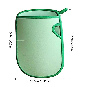 Bath Sponge, PVA Super Soft Exfoliator Sponge Gloves, Bath and Body Exfoliator Mitts, Dual-Sided, Multi-Purpose Glove Exfoliates Skin, Scrubbing Glove for Shower Spa Massage and Dead Skin Cell Remover