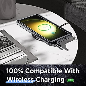 Temdan for Samsung Galaxy S23 Ultra Case,Waterproof Built-in Lens & Screen Protector[Full Body Shockproof][12 FT Military Drop Proof][Dustproof][IP68 Underwater] Case for Galaxy S23 Ultra 6.8’’-Black