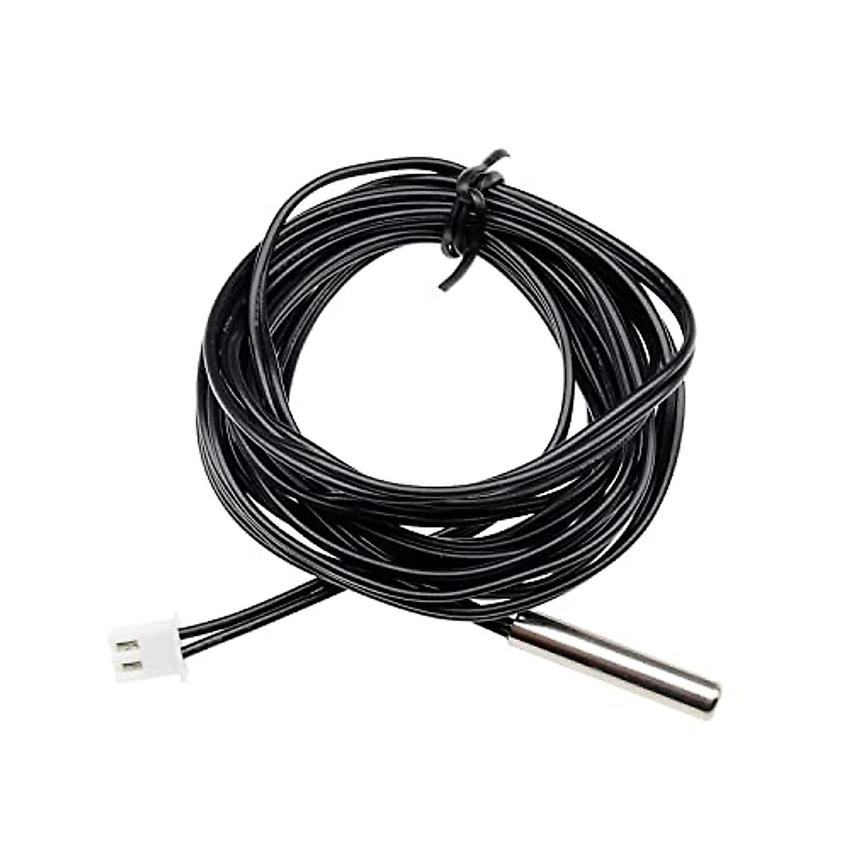 diymore 10K Temperature Sensor Probe 10K 2Meter Temperature Probe,3PCS Stainless Steel 3950 NTC Waterproof Temp Sensor Probe, Digital Temperature Transmitter Extension Cable