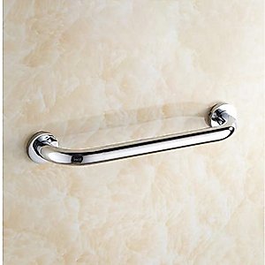 CRODY Grab Bars for Bathroom, Brass Bathroom Grab Bar Support Handle, Shower Handicap Safety Handrail, Mirror Surface Anti-Slip Assist Straight Railing, Elderly Toilet Balance Grip, Towel Rack Toilet