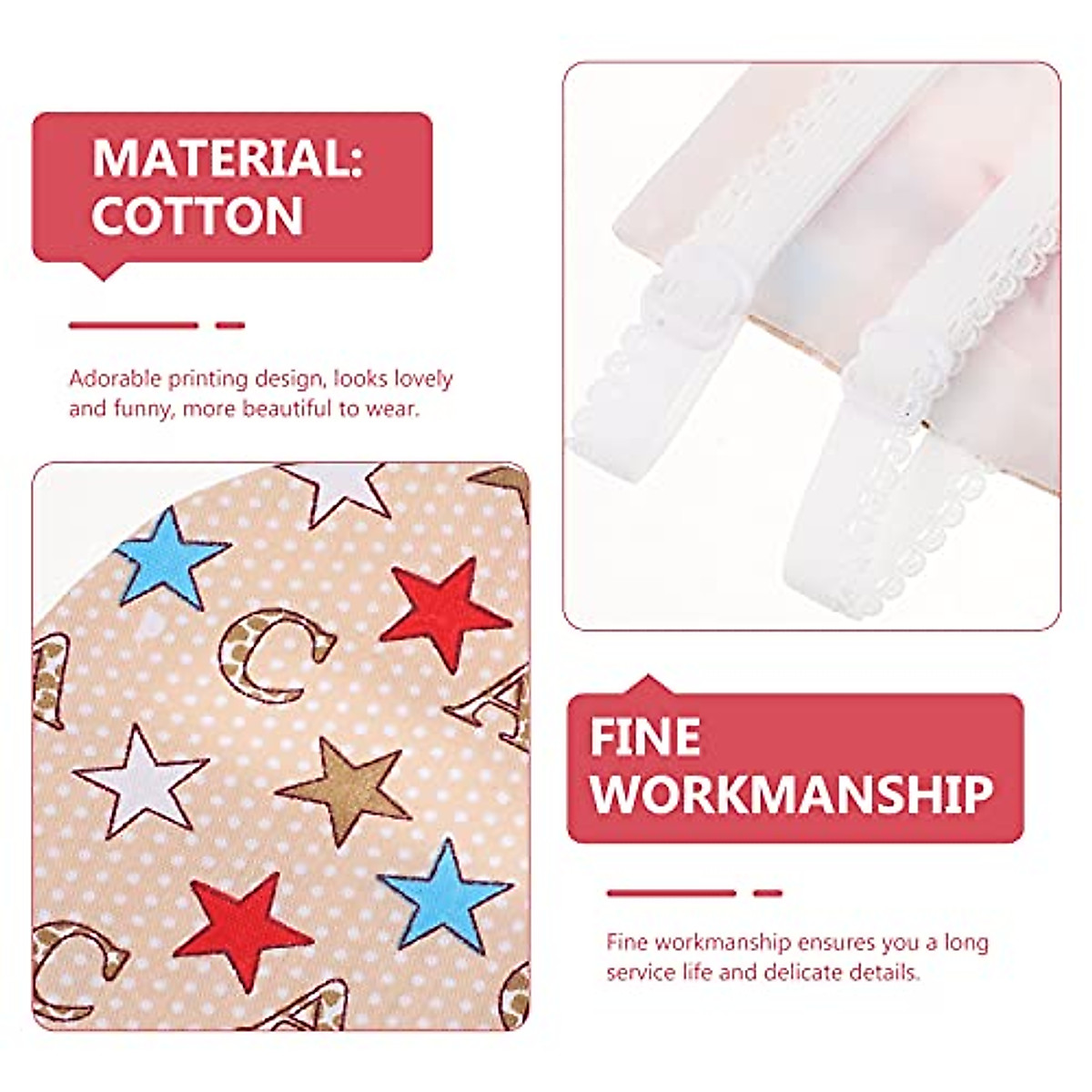 VILLCASE Budgie Diaper 4 Pack Reusable Bird Flight Suit- Breathable Bird Diaper, Bird Clothes with Bowtie Decor, Bird Pee Pads for Parakeet Parrot Canary Budgie Macaw (Size XL) Bird Flight Suit