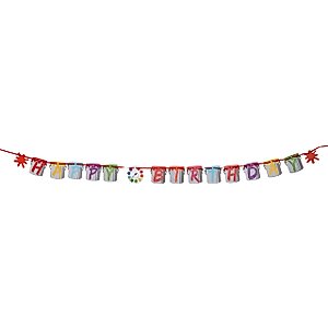 Creative Converting 317729 Art Party Letter Banner, Multicolor