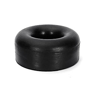 2.5" 2.5 Inches Round Rubber Bumper, Rubber Bump Stops, Feet Bumpers, Replace for Cargo Trailer Ramp Doors, and for Truck Gates (Pack of 2)