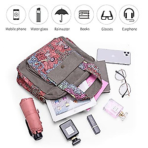 Black Butterfly Premium Canvas Tote Shoulder Bag, Top Handle Bag for Womens, Light and Small Style (Grey-plus)