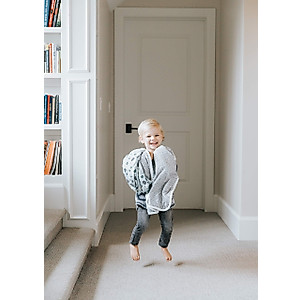 Large Premium Knit Baby 3 Layer Stretchy Quilt Blanket Lunar by Copper Pearl