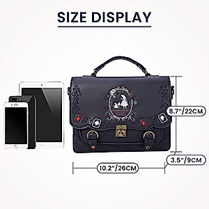 Women Handbag Purse Vintage Messenger Bag Satchel Bag School Backpack Shoulder Bags Crossbody Bag for Girls