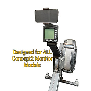 TreadLife Fitness Rowing Machine Phone Holder - Compatible with Concept 2 (All Models)
