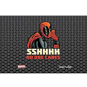 Tervis Triple Walled Marvel - Deadpool Insulated Tumbler Cup Keeps Drinks Cold & Hot, 30oz - Stainless Steel, Shhh No One Cares