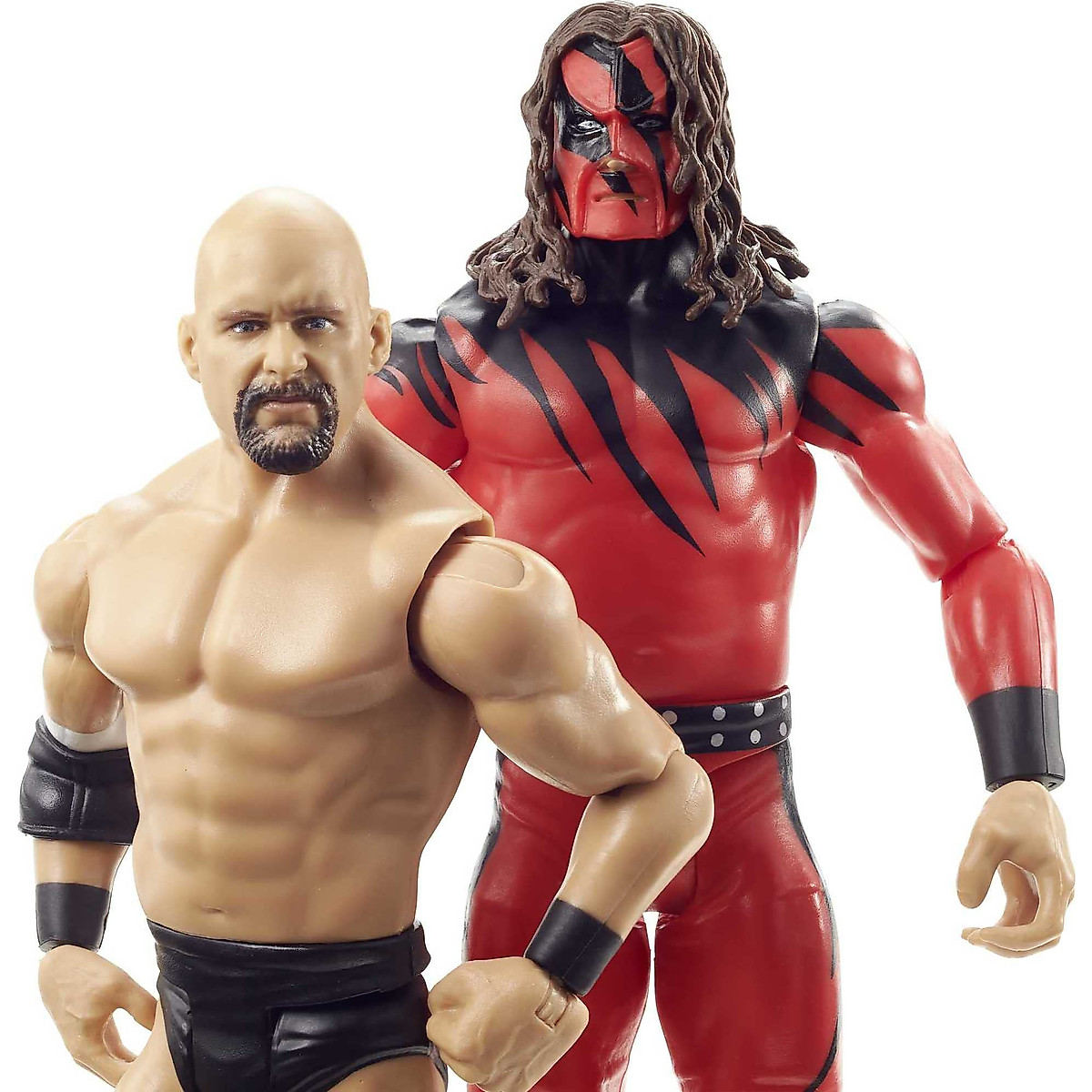 Mattel WWE “Stone Cold” Steve Austin vs Kane Championship Showdown 2-Pack 6-inch Action Figures Monday Night RAW Battle Pack for Ages 6 Years Old & Up