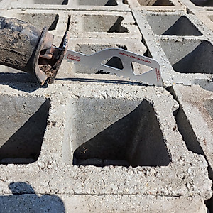 9-Inch Brick, Masonry, Aerated Concrete, Engineered Stone Cutting Reciprocating Saw Blade - Caliastro 2-Pack