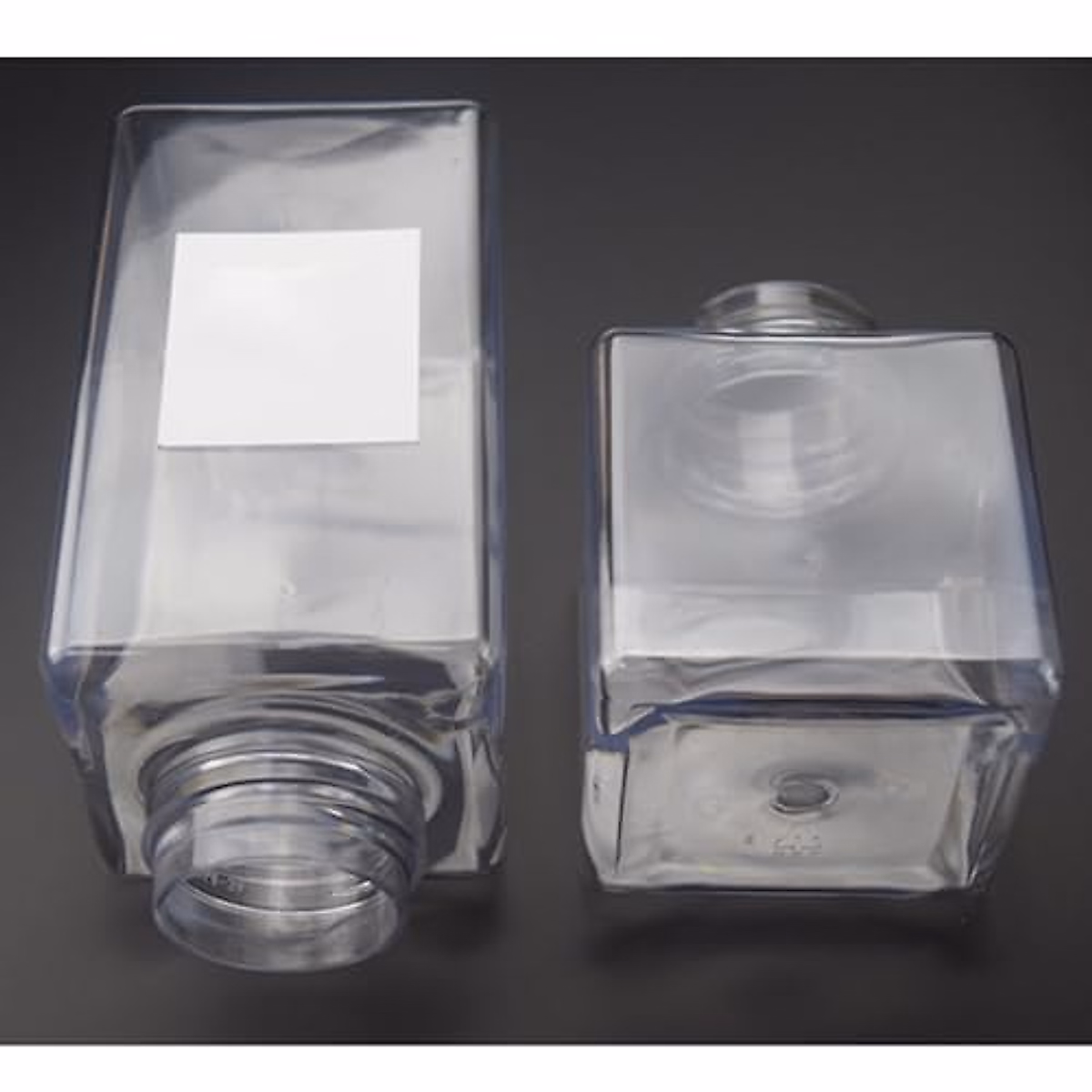 Foaming Soap Dispenser, Refillable Hand Soap Dispenser, Pump Bottle 450ml(16oz), Plastic for Liquid Soap, Shampoo, Body Wash, 2 Pcs (Clear+Clear)