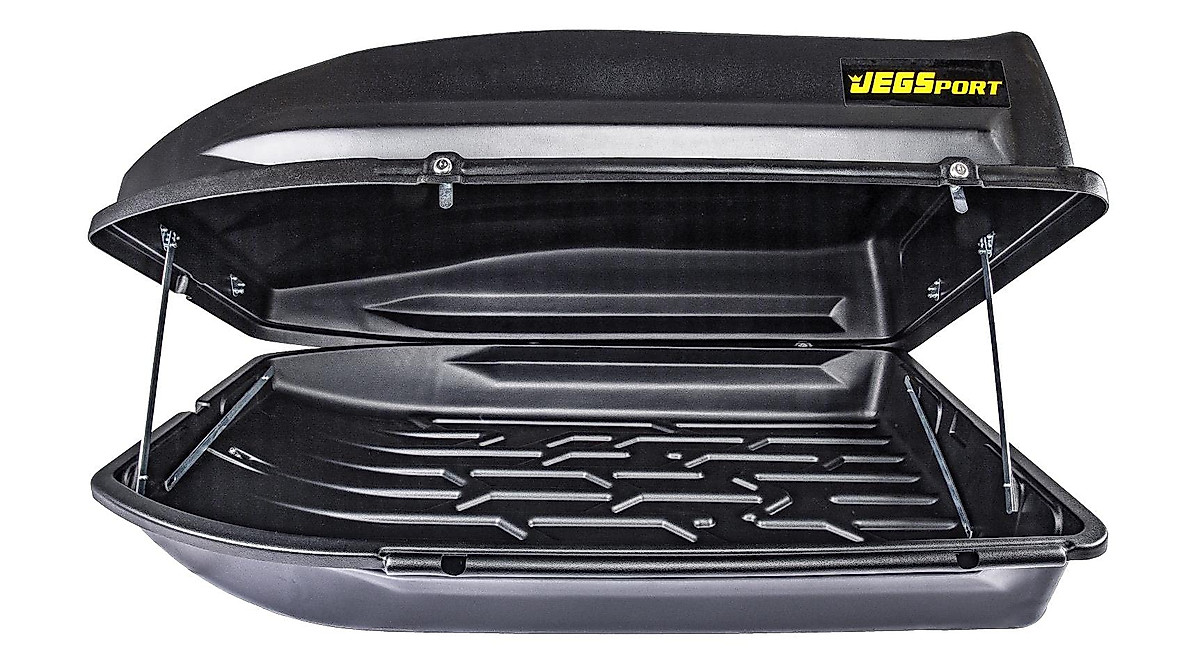 JEGS Rooftop Cargo Carrier - 18 Cubic Ft Weatherproof Rack