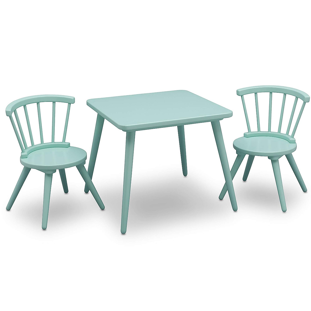 Delta Children Windsor 2 Chair, 3 Piece Set, Aqua