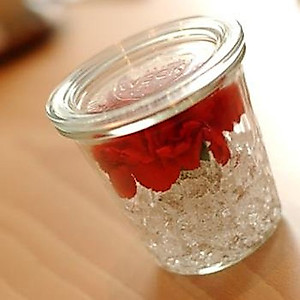 ラセラヌー(Rasalhanut) WE-080 Weck Mold Shape Glass Canister, 2.7 fl oz (80 ml)